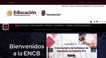 Welcome to Encb.ipn.mx - Escuela Nacional de Ciencias Biológicas | IPN ...