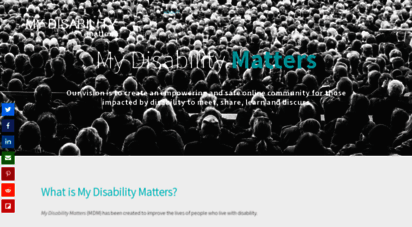 Welcome to Mydisabilitymatters.com.au - Learn All About the My ...