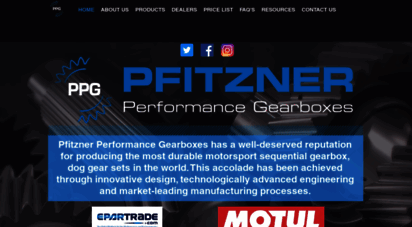 Welcome to Ppgearbox.com.au - Automotive Racing Gearboxes | Pfitzner Performance Gearbox | Green ...