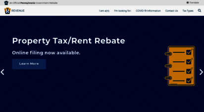 Welcome to Revenue.state.pa.us - PA Department of Revenue Homepage