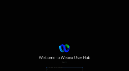 Welcome to Settings.webex.com - Cisco Webex User Hub
