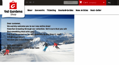 Welcome to Shop.valgardena.it - Val Gardena Shop
