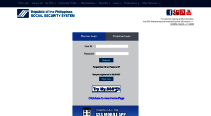 Welcome to Sss.gov.ph - Republic of the Philippines Social Security System